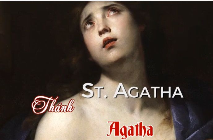 [Hạnh các Thánh]: 05-02 Thánh Agatha (c. 235?-251) - Dòng Tên-Dòng Chúa ...